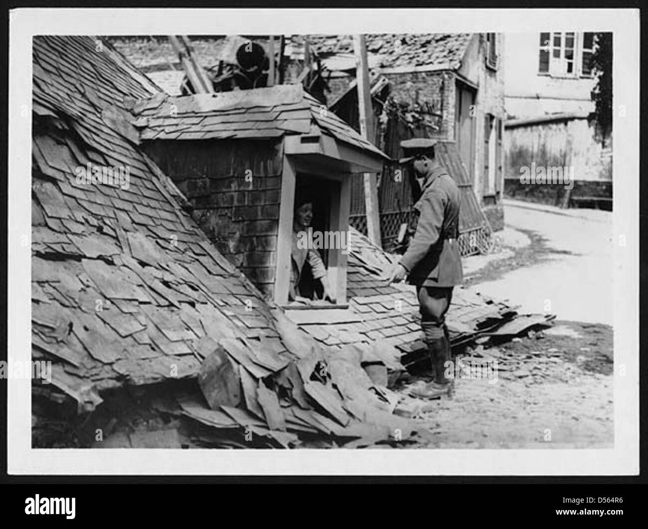 A remarkable story of a civilian caught in a German air raid behind the ...