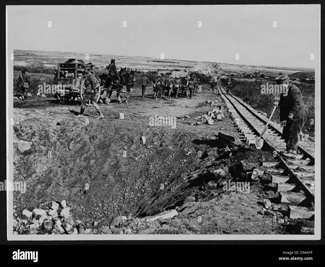 A report from World War 1 illustrating a situation where German forces ...