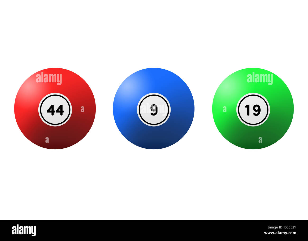 Lotto balls isolated against hi-res stock photography and images - Alamy