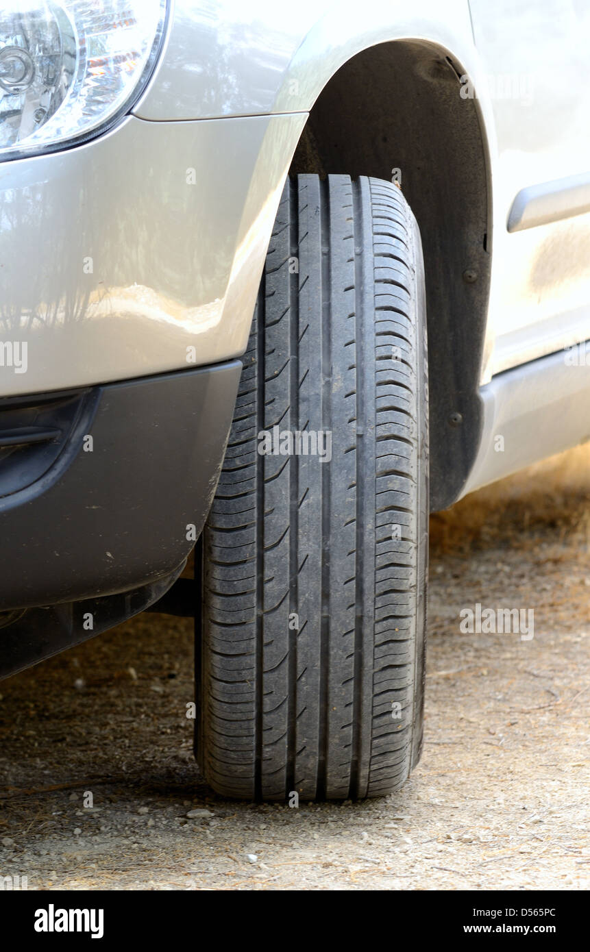 Front view part of car outdoor, close-up Stock Photo - Alamy