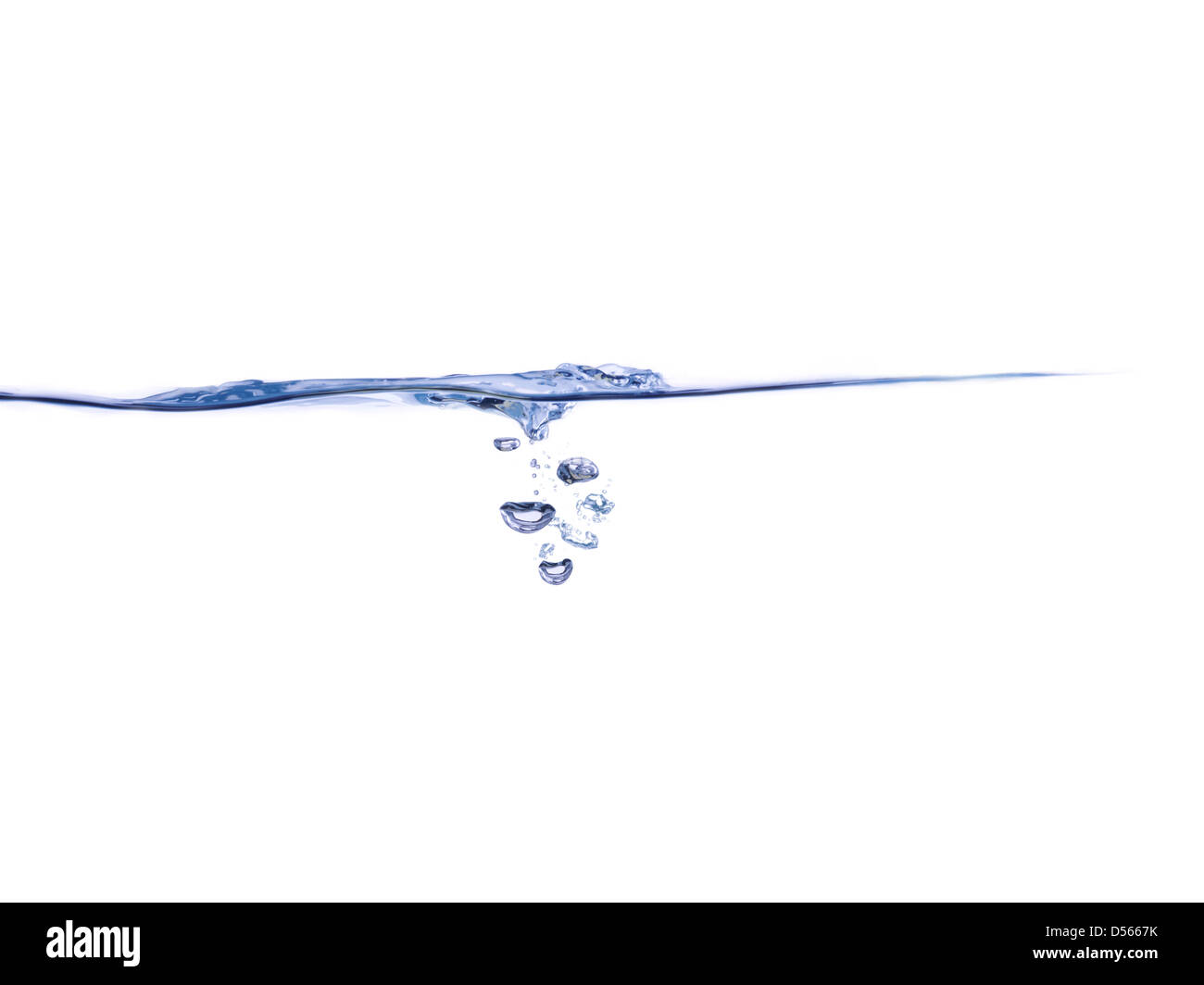 blue water splash isolated on white background, drops of water, wavy ...