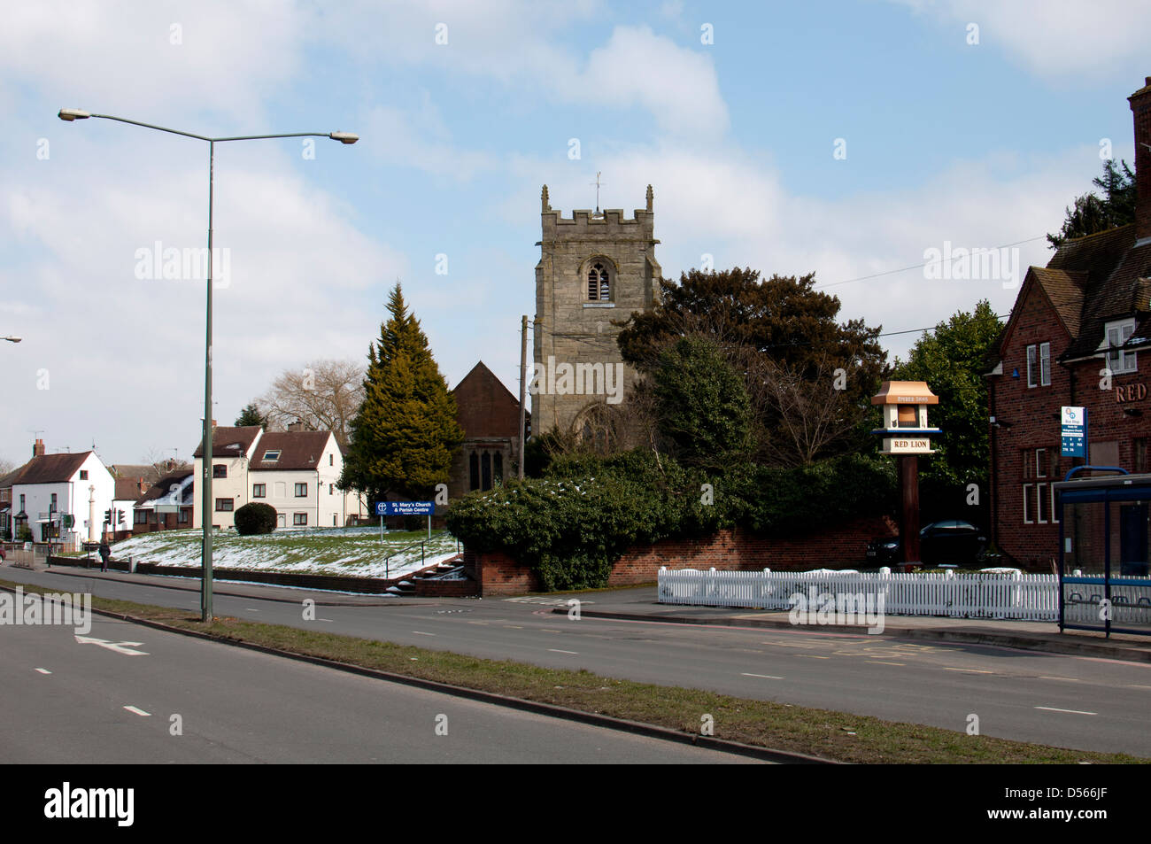 Walsgrave-on-Sowe in winter, Coventry, UK Stock Photo - Alamy
