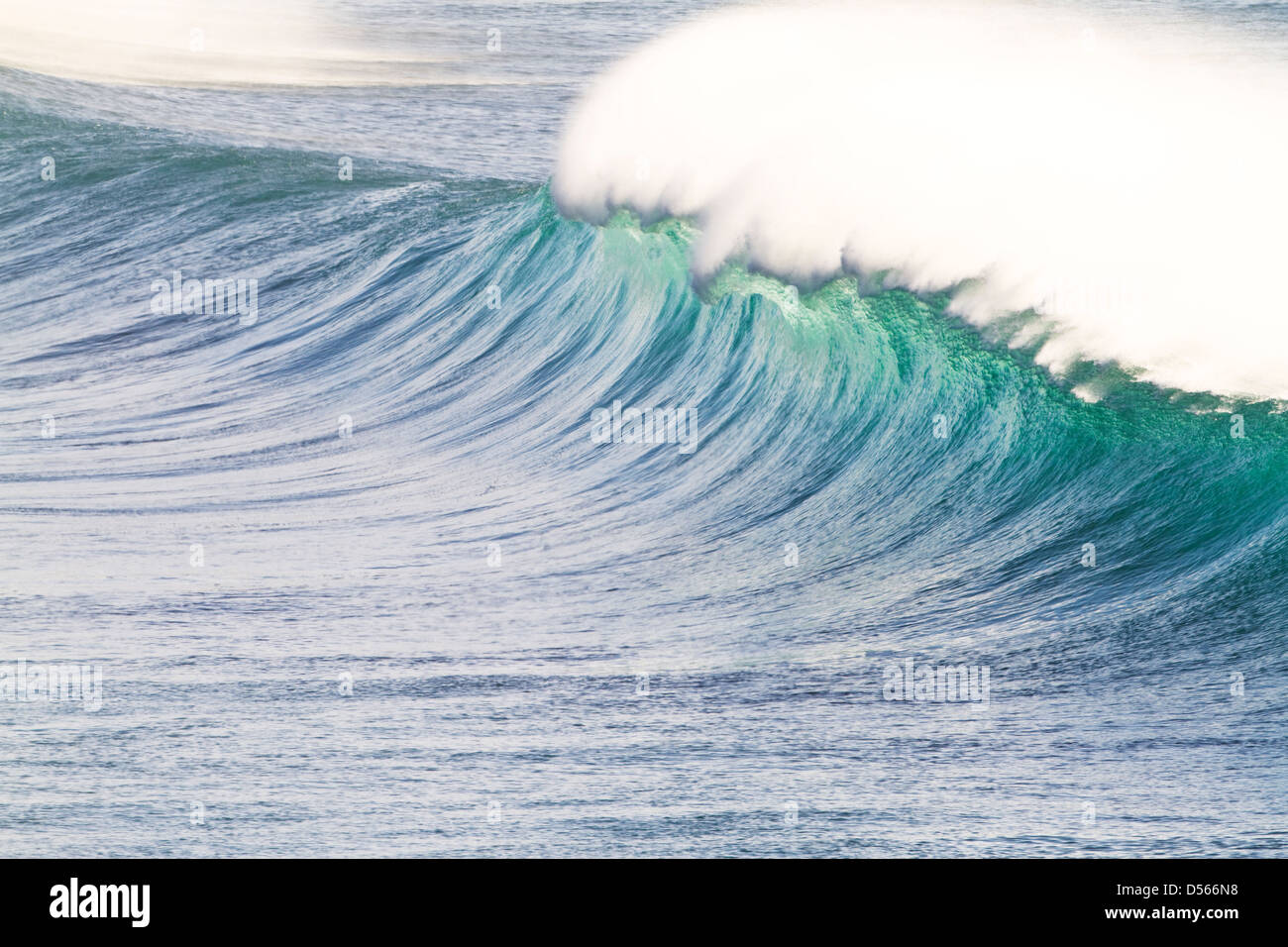 Big empty wave breaking. Fuerteventura Canary Islands Stock Photo - Alamy