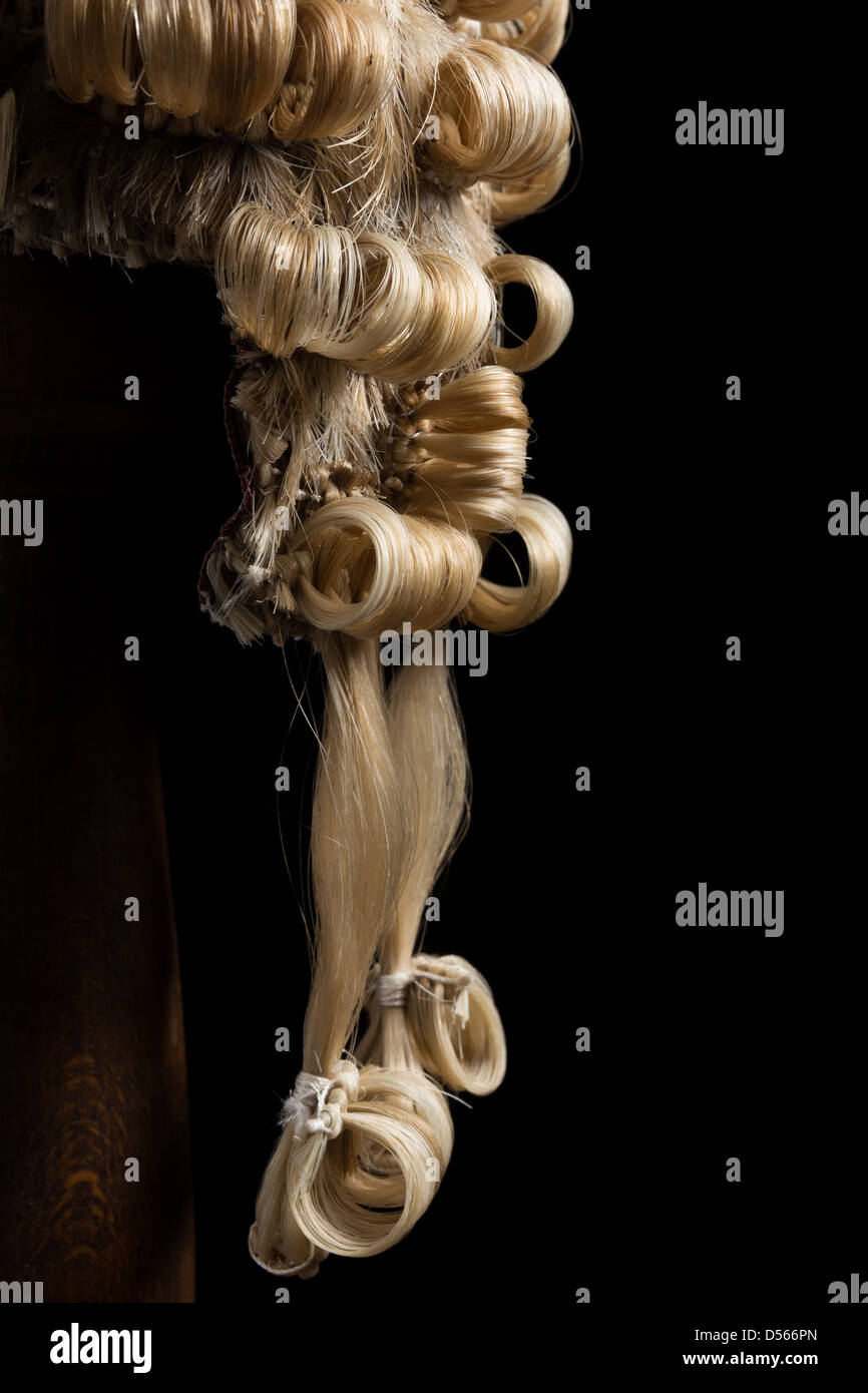 Lawyer barrister legal wig hi-res stock photography and images - Alamy
