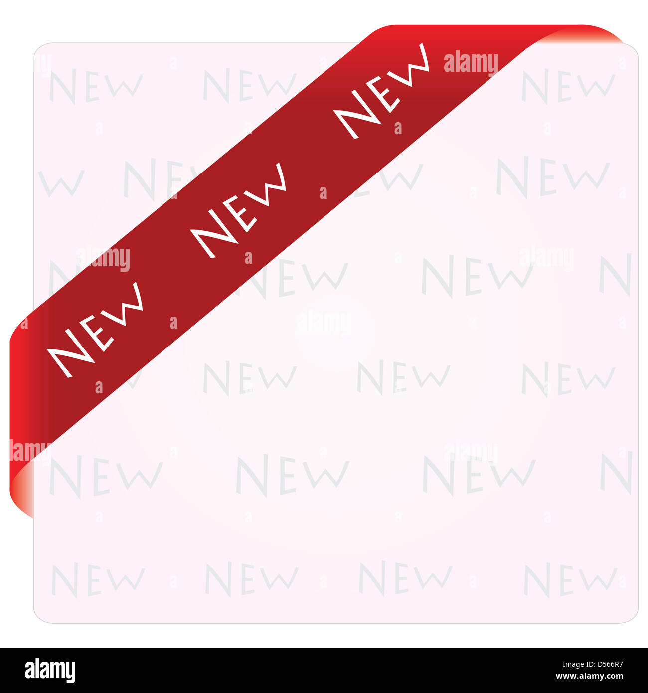 Red corner ribbon Stock Photo - Alamy