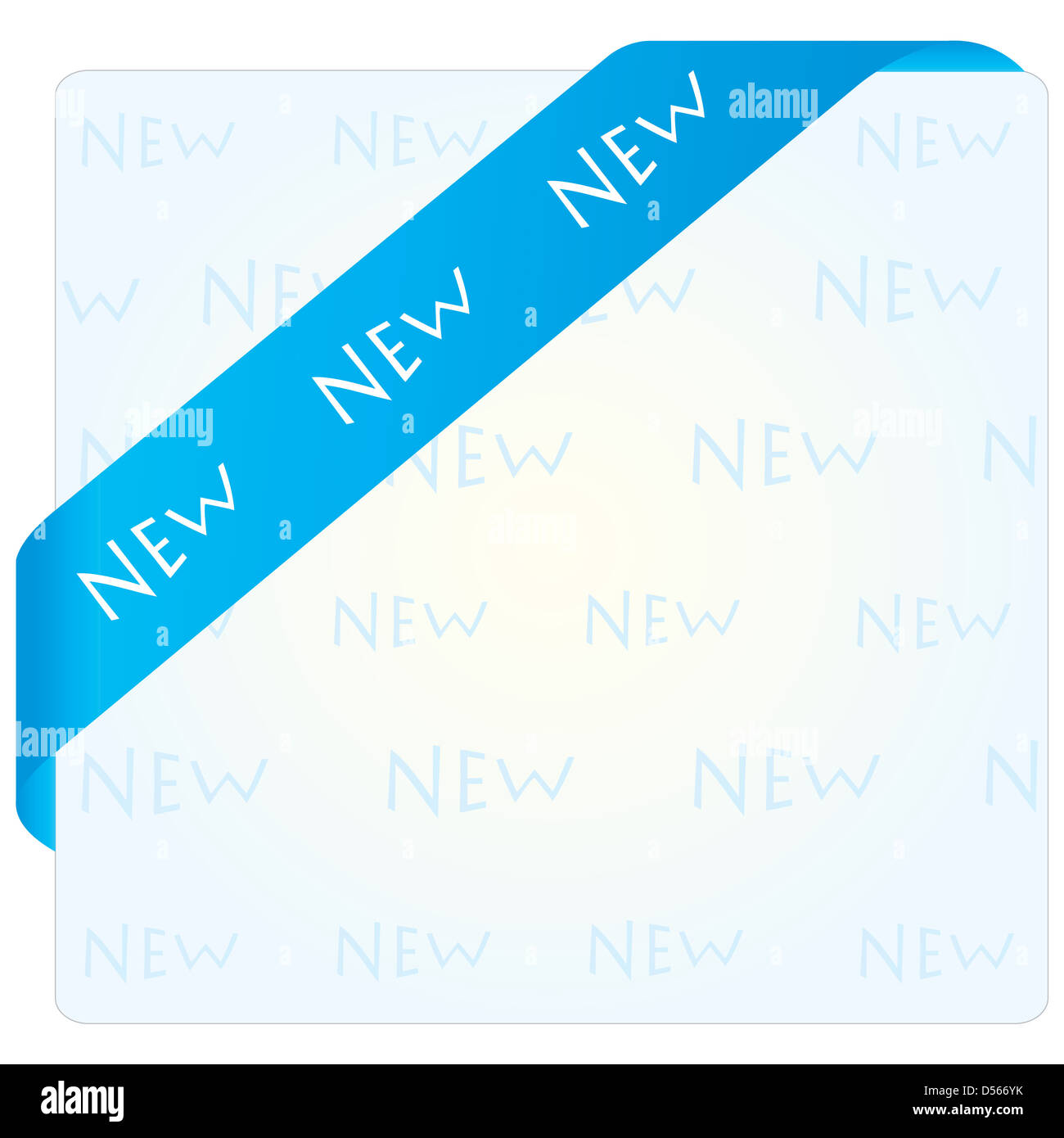 blue corner ribbon Stock Photo - Alamy