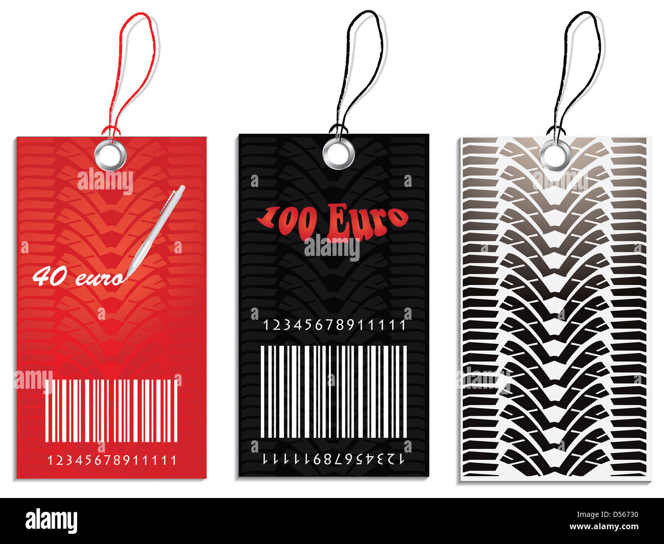 Set of Price tags Stock Photo - Alamy