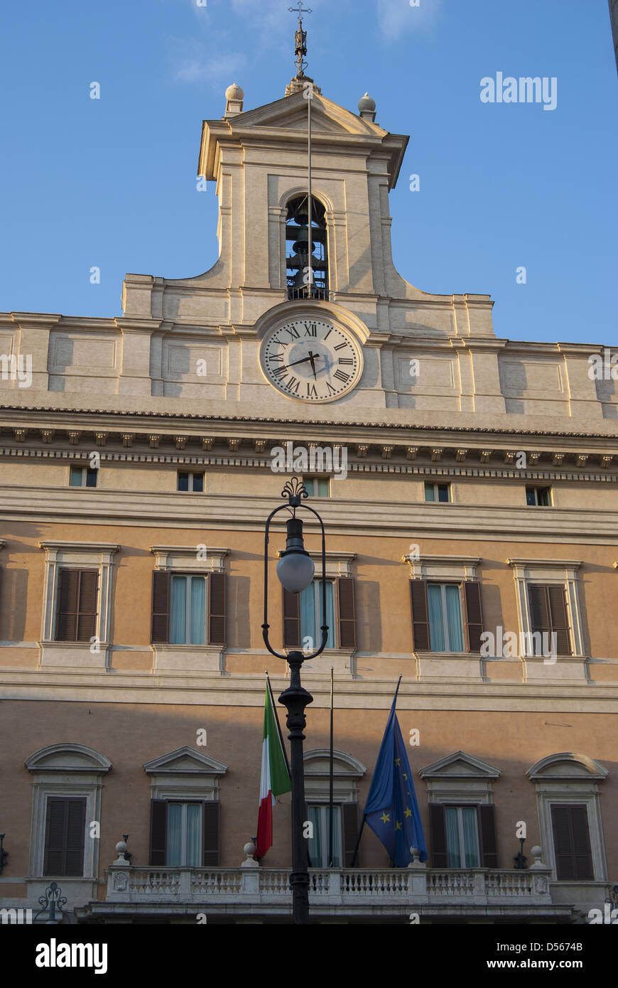 Montecitorio Palace seat of the Italian Parliament Stock Photo - Alamy