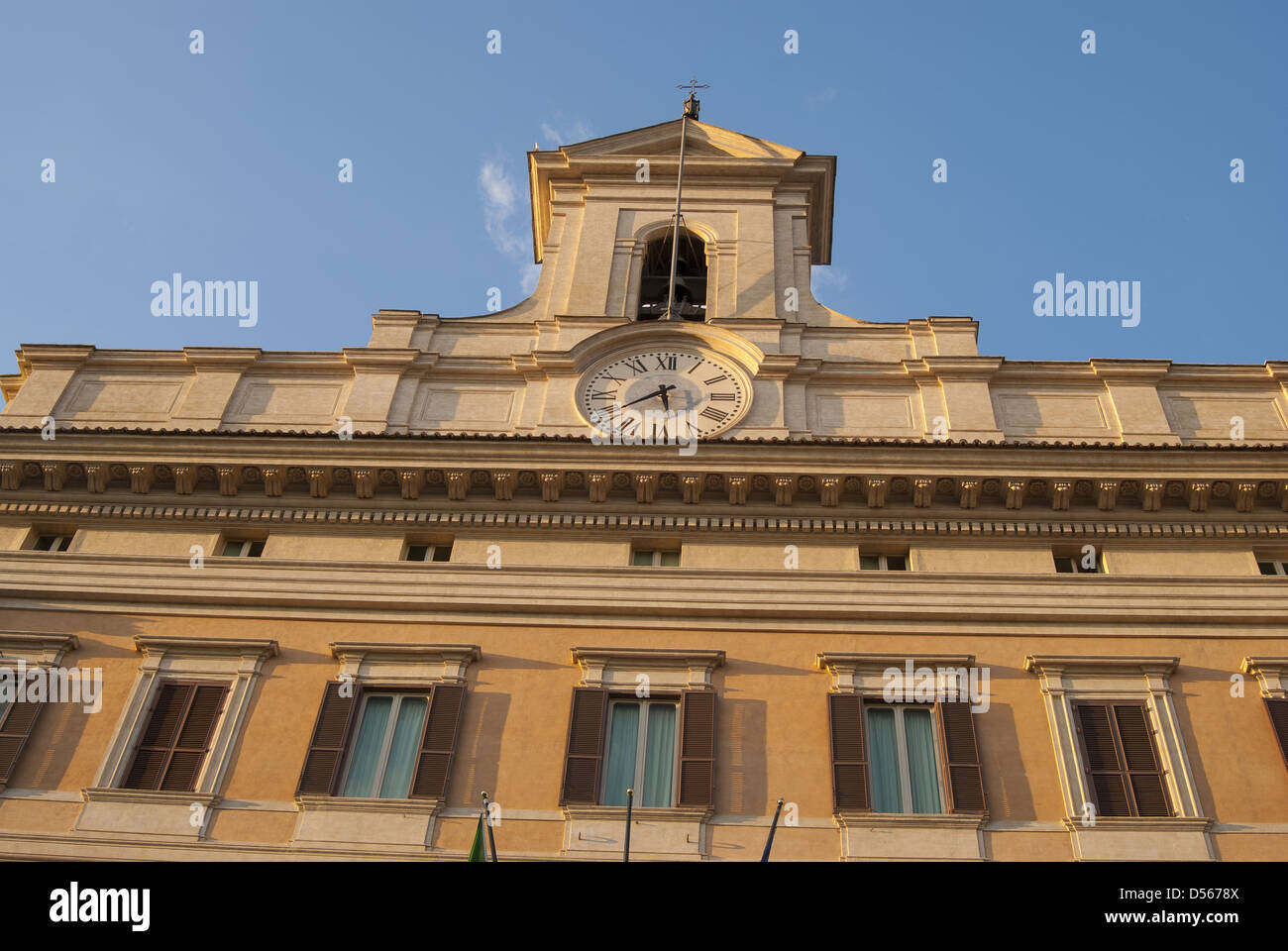 Montecitorio Palace seat of the Italian Parliament Stock Photo - Alamy