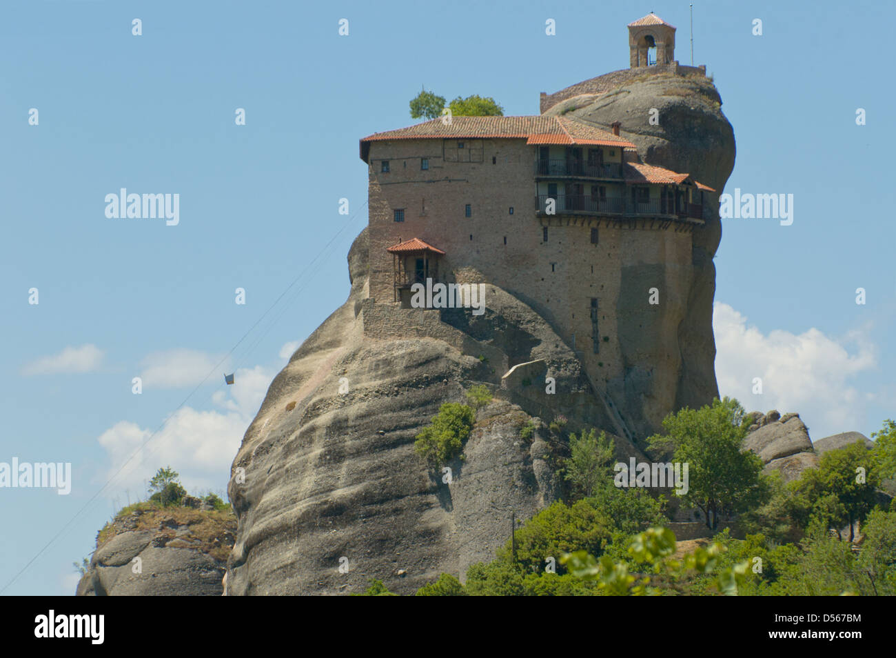 Monastery of St Nicholas Anapavsas, Meteora, Thessaly, Greece Stock ...
