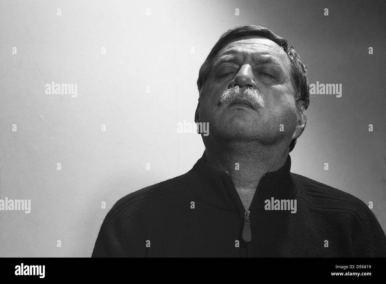 Aged happiness Black and White Stock Photos & Images - Alamy