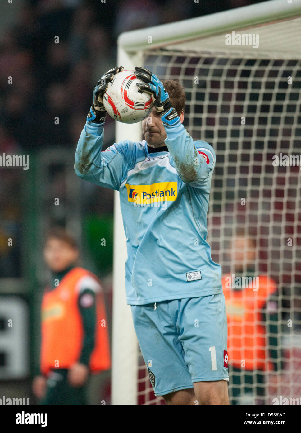 Moenchengladbach's Christofer Heimeroth controls the ball during German ...