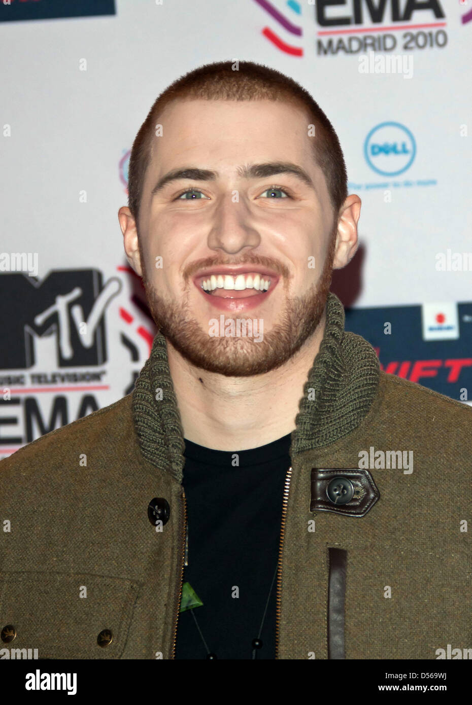 US singer and producer Mike Posner arrives for the 2010 MTV Europe ...