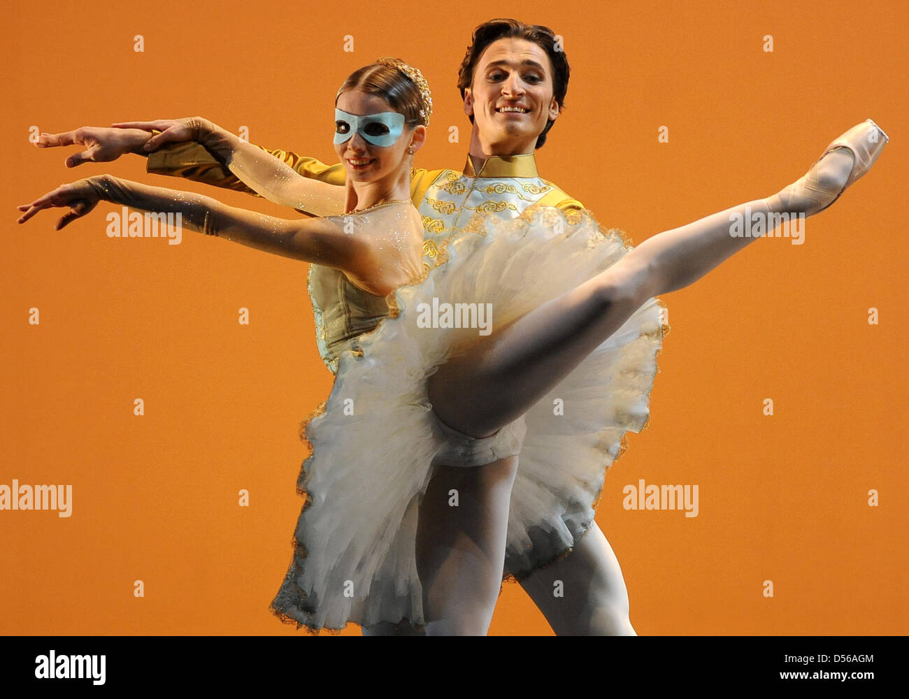 Moldovan dancer Dinu Tamazlacaru and Russian dancer Evgenia Obraztsova ...