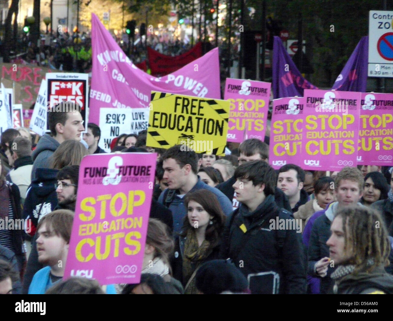 Student fees protest 9000 hi-res stock photography and images - Alamy
