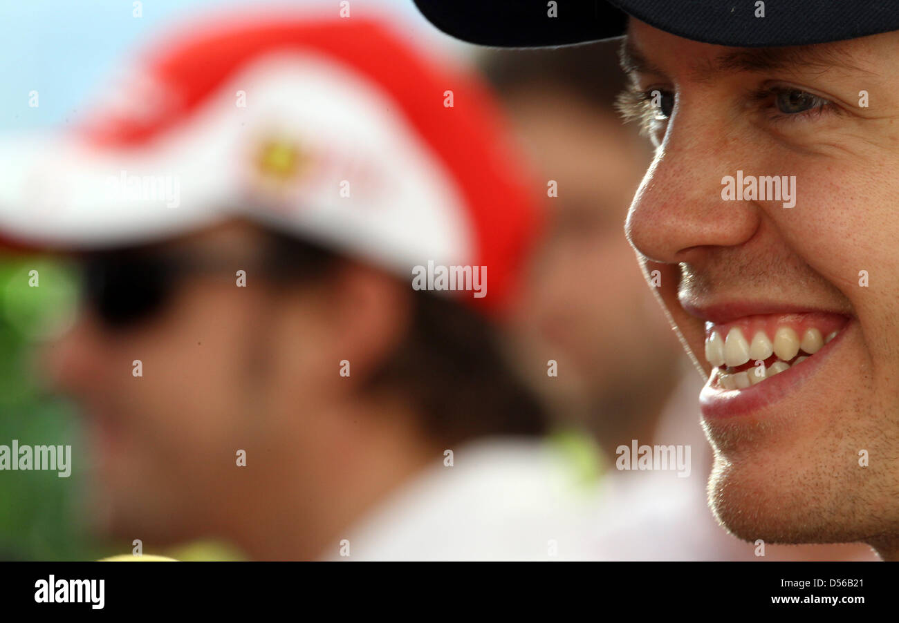 Sebastian vettel abu dhabi 2010 hi-res stock photography and images - Alamy