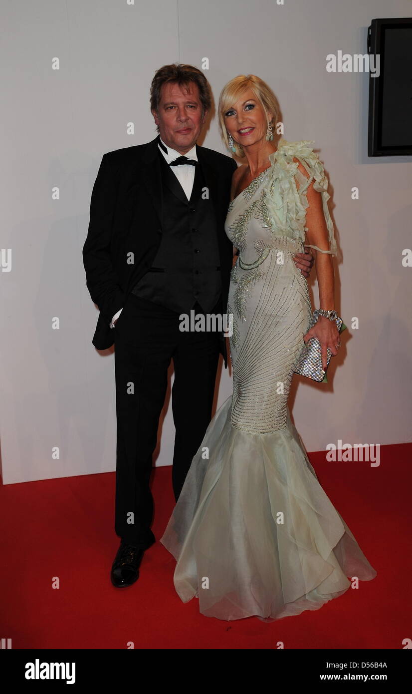 German actor Jan Fedder and his wife Marion arrive for the 62nd Bambi ...