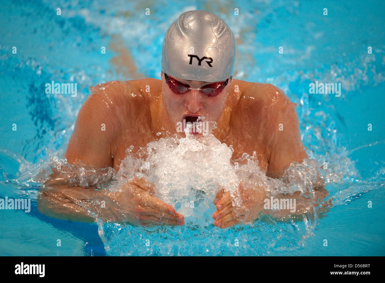 Germany's Markus Deibler competes in a 100m Medley prelim heat at the ...