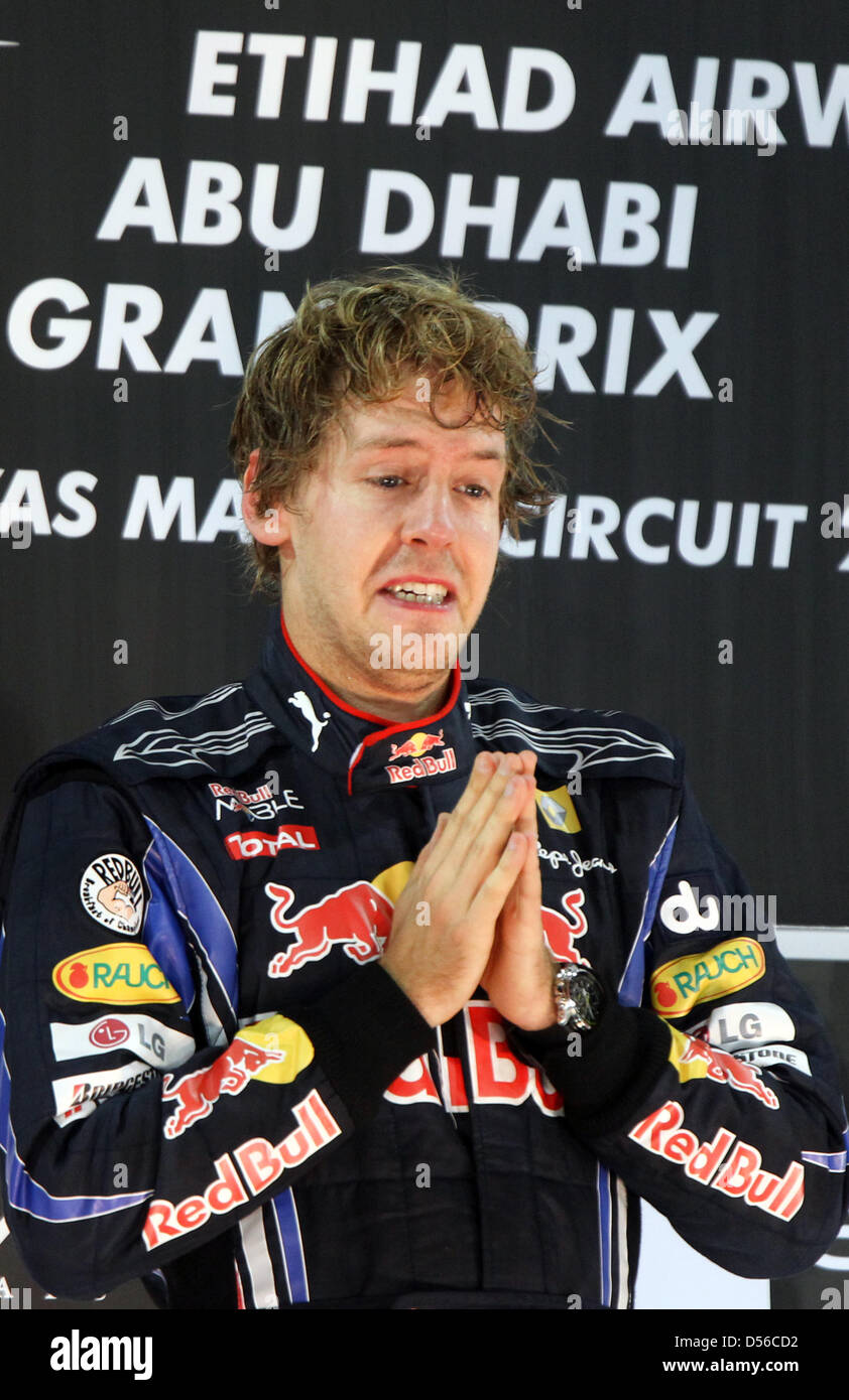 Sebastian vettel 2010 abu dhabi hi-res stock photography and images - Alamy