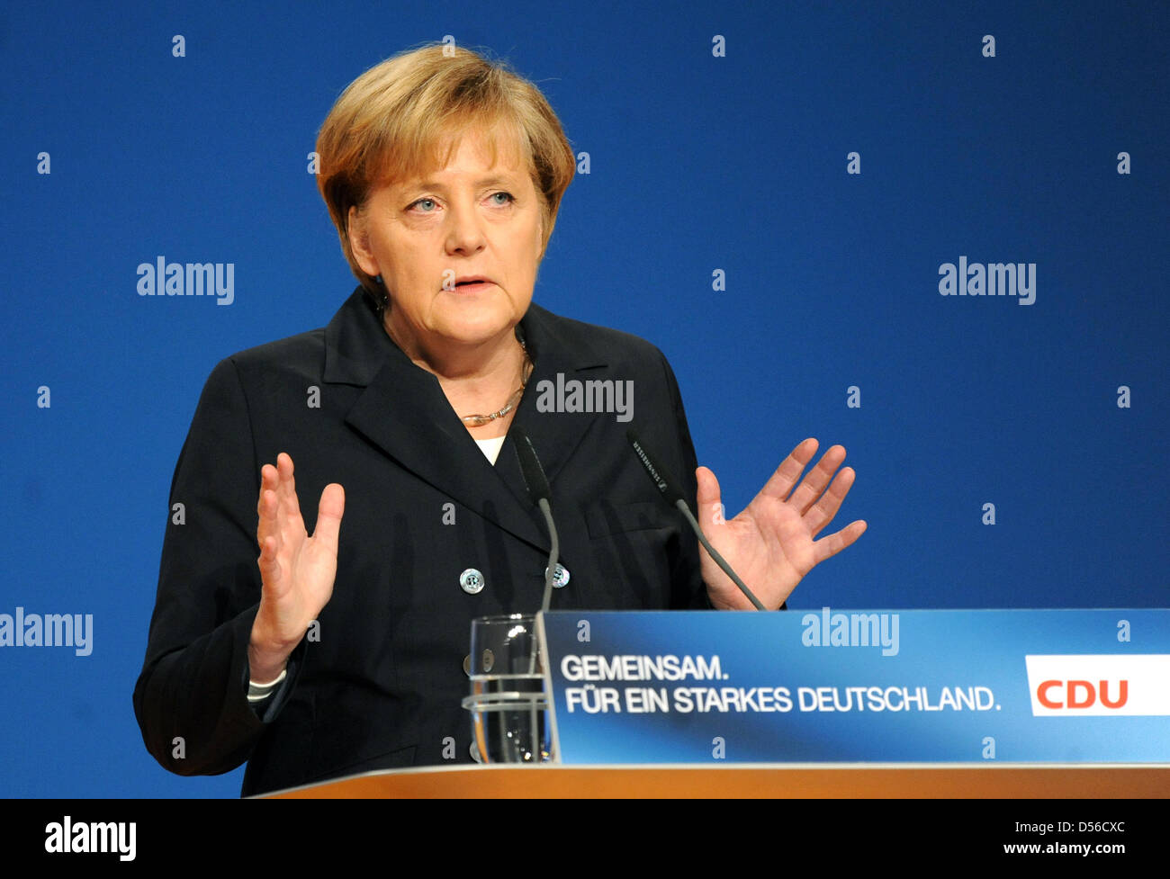 German Chancellor and Chairwoman of Christian Democrats (CDU) Angela ...