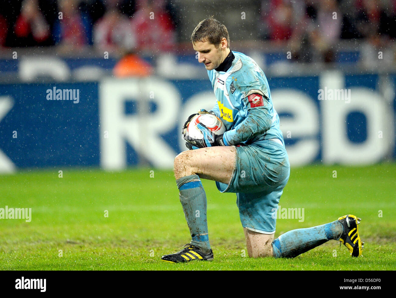 Moenchengladbach's Christofer Heimeroth saves the ball German ...