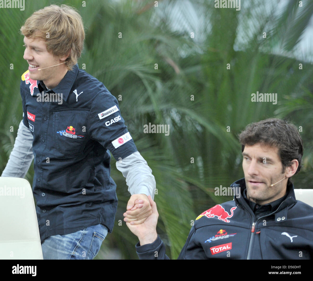 The 2010 Formula One World Champion, Germany's Sebastian Vettel of Red ...
