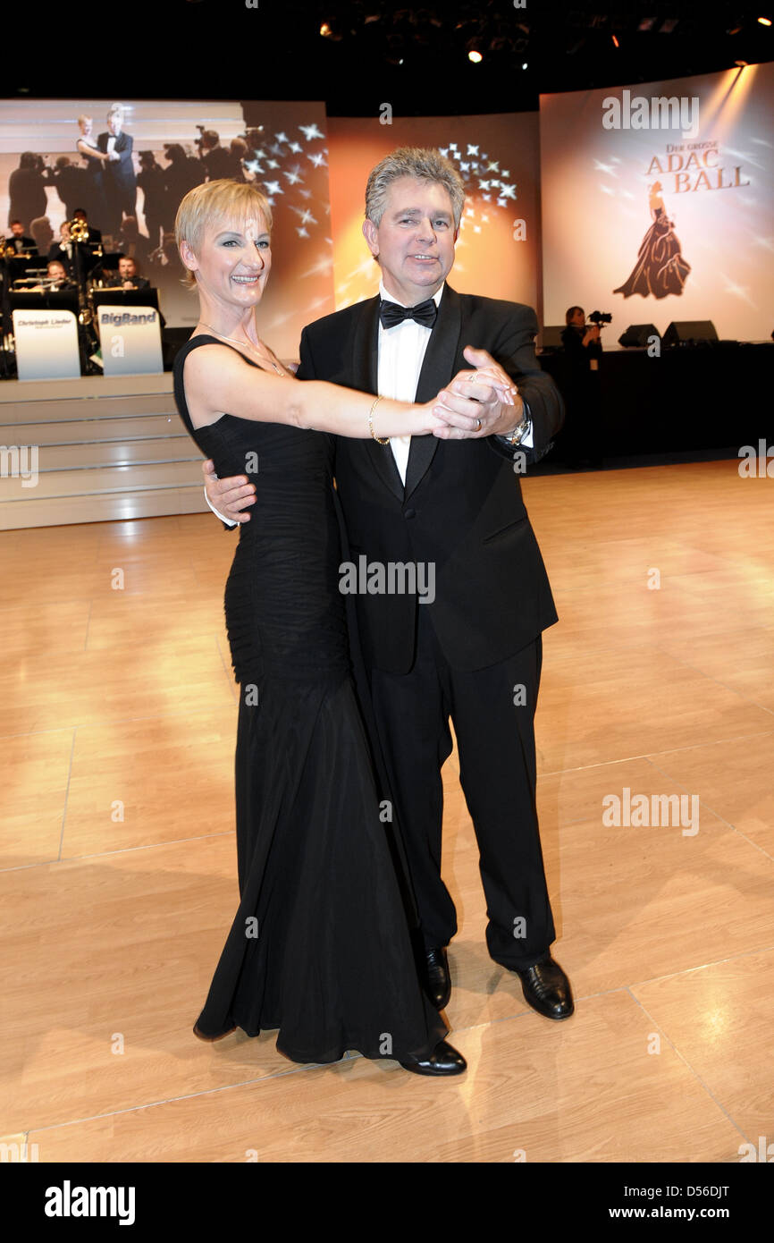Manfred Voit and his wife Katrin Voit at ADAC Ball at Maritim Hotel ...