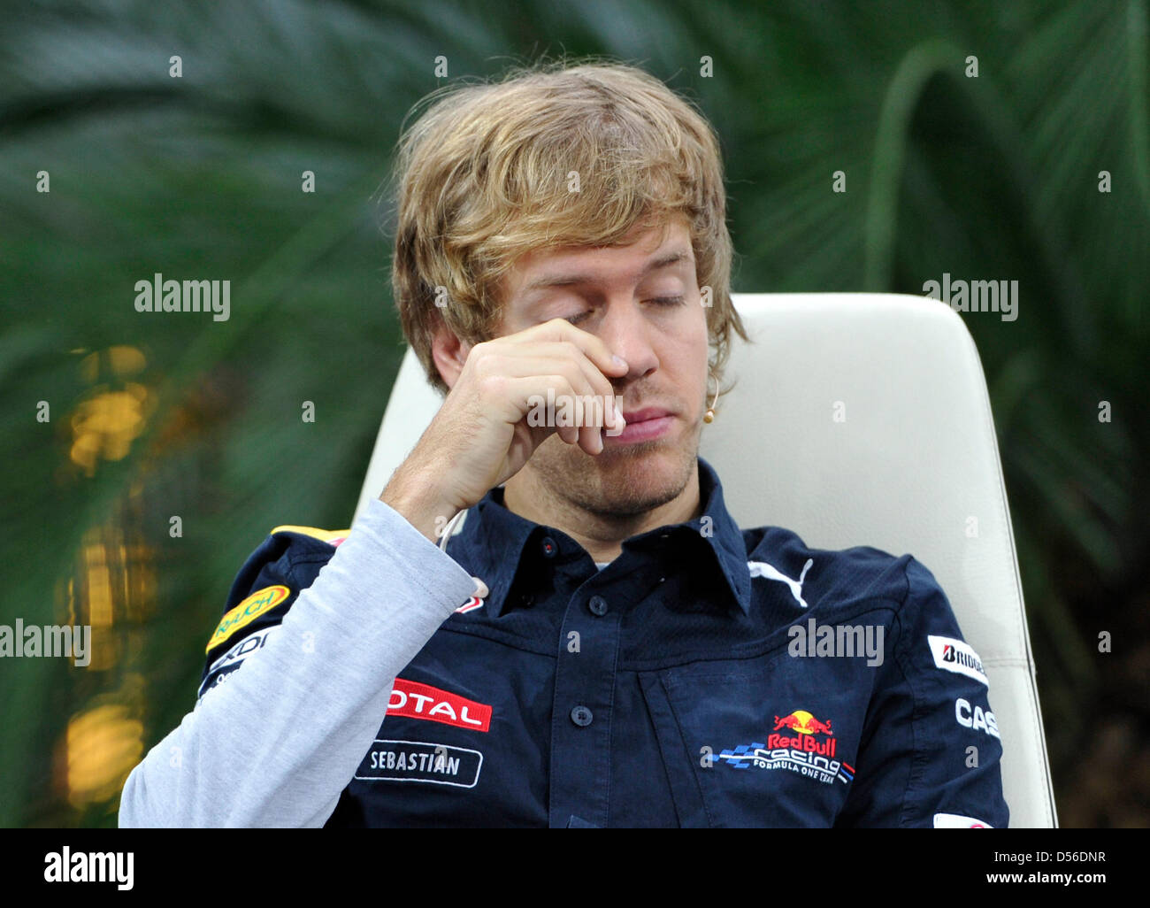 The 2010 Formula One World Champion, Germany's Sebastian Vettel of Red ...