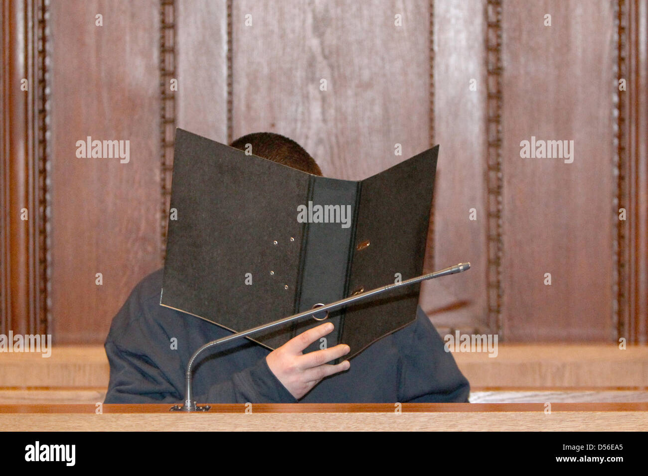 The defendant Patrick R. (L), accused of murder and abuse, sits at the ...