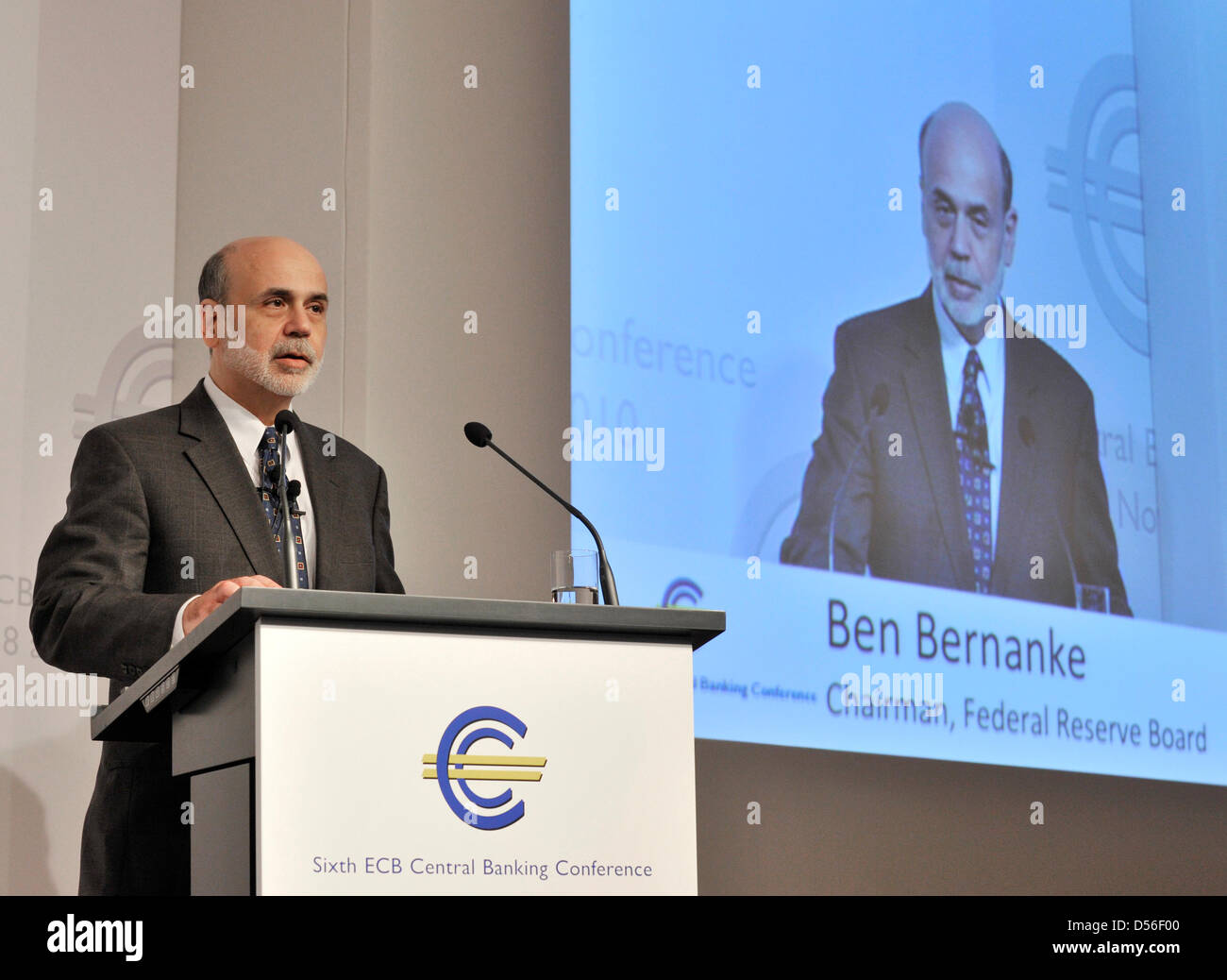 Chairman of the US Federal Reserve Bank (Fed) Ben S. Bernanke attends ...