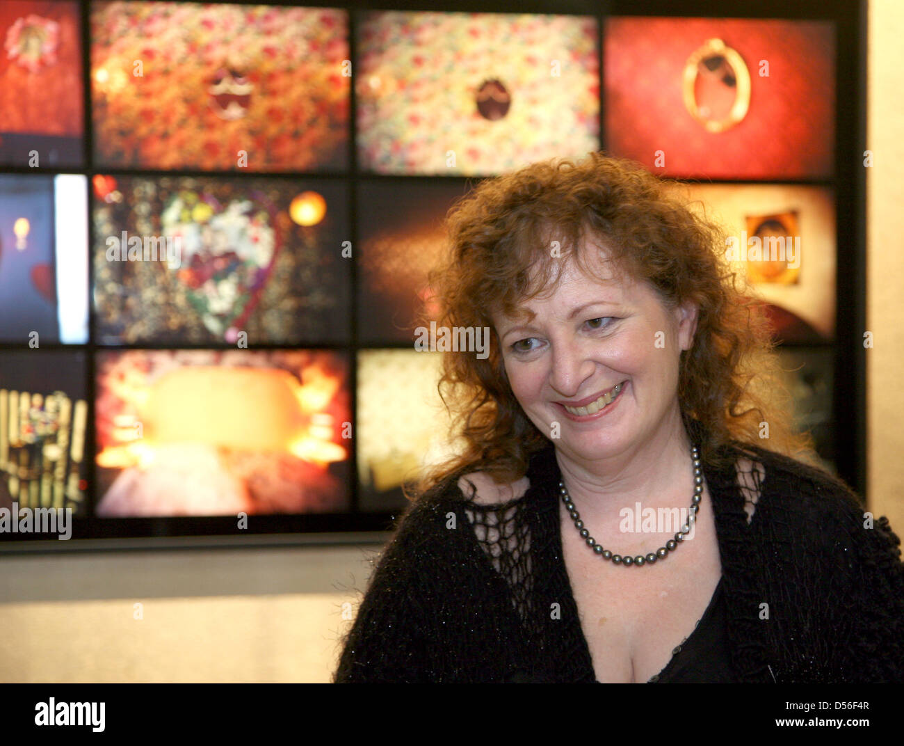 The American photographer Nan Goldin answers journalist's questions ...