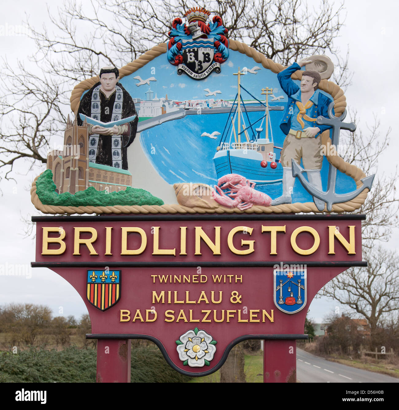 Welcome to bridlington sign hi-res stock photography and images - Alamy