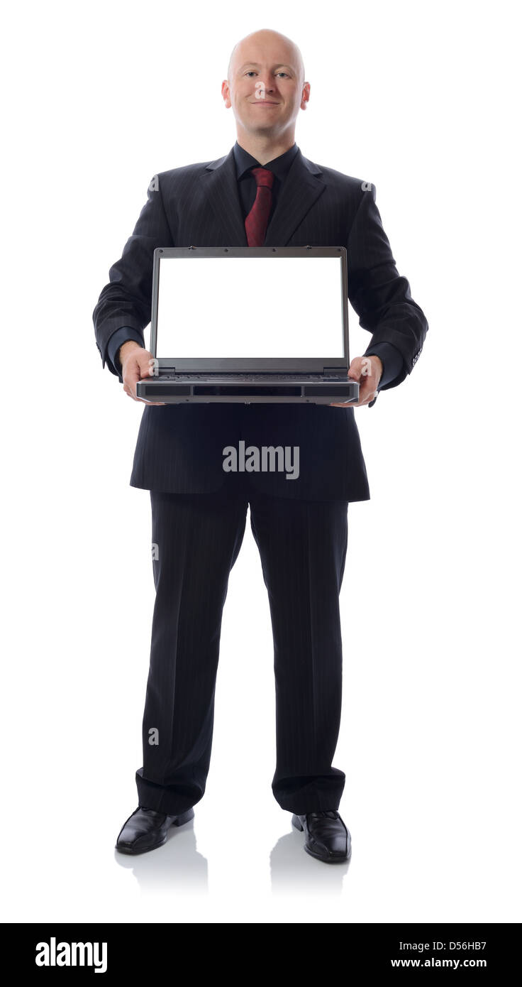 Laptop blank screen in Cut Out Stock Images & Pictures - Alamy