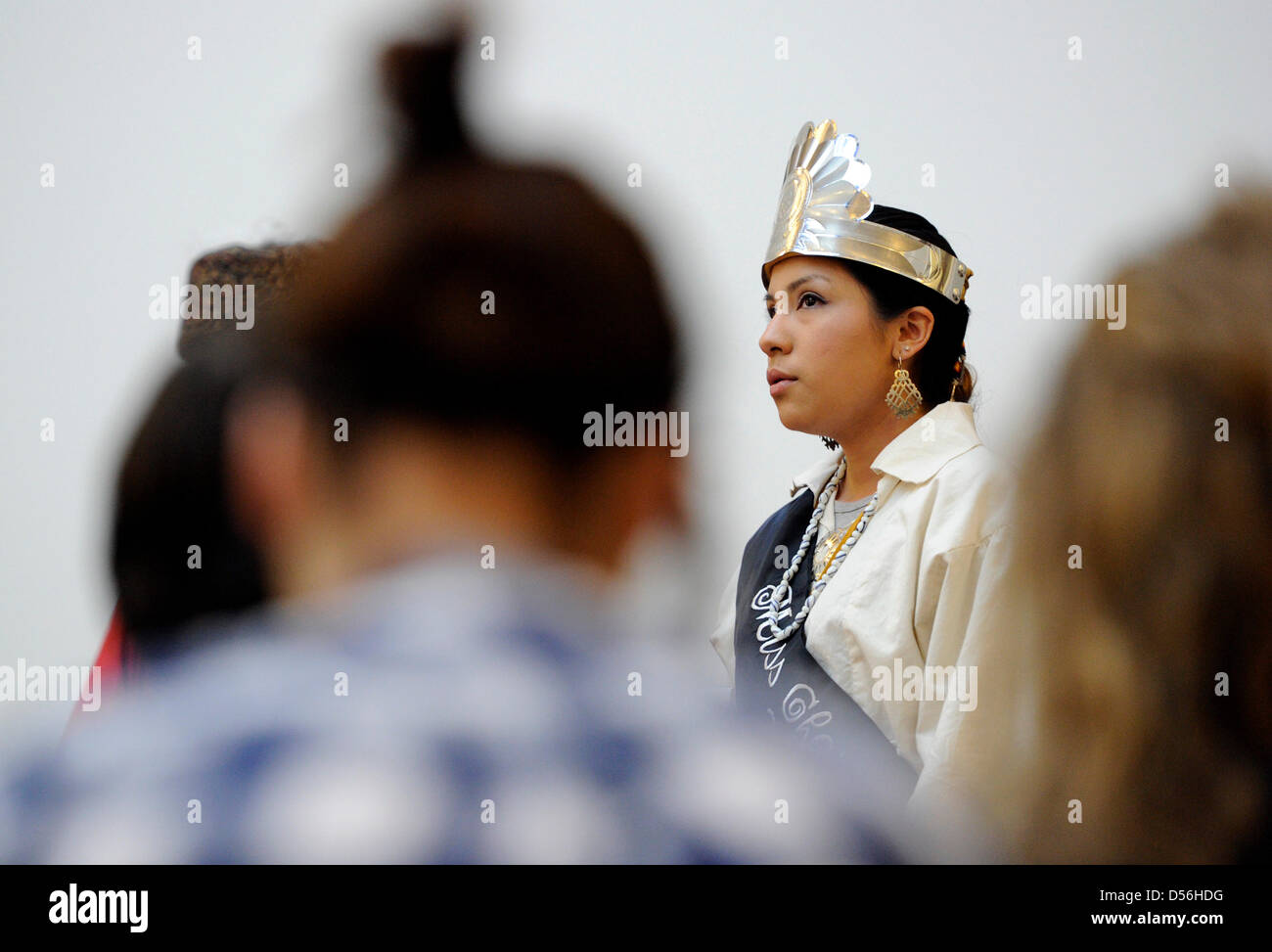 Miss Cherokee of the Eastern Band of Cherokee Indians, Rachel Hicks ...