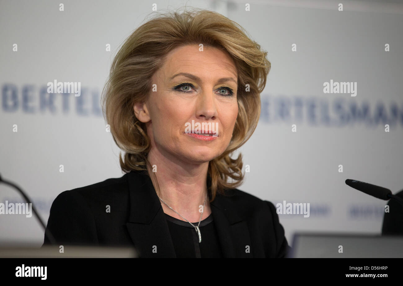 Head of communications of Bertelsmann, Karin Schlautmann, attends a ...