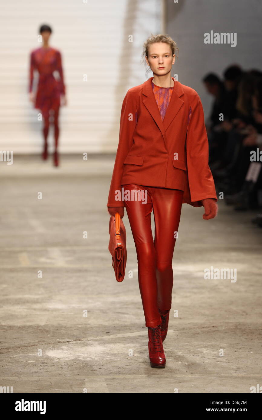 Models present creations as Cerutti women's fashion fall winter 2010 ...