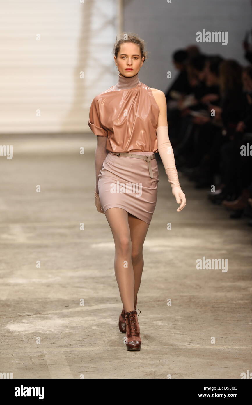 Models present creations as Cerutti women's fashion fall winter 2010 ...