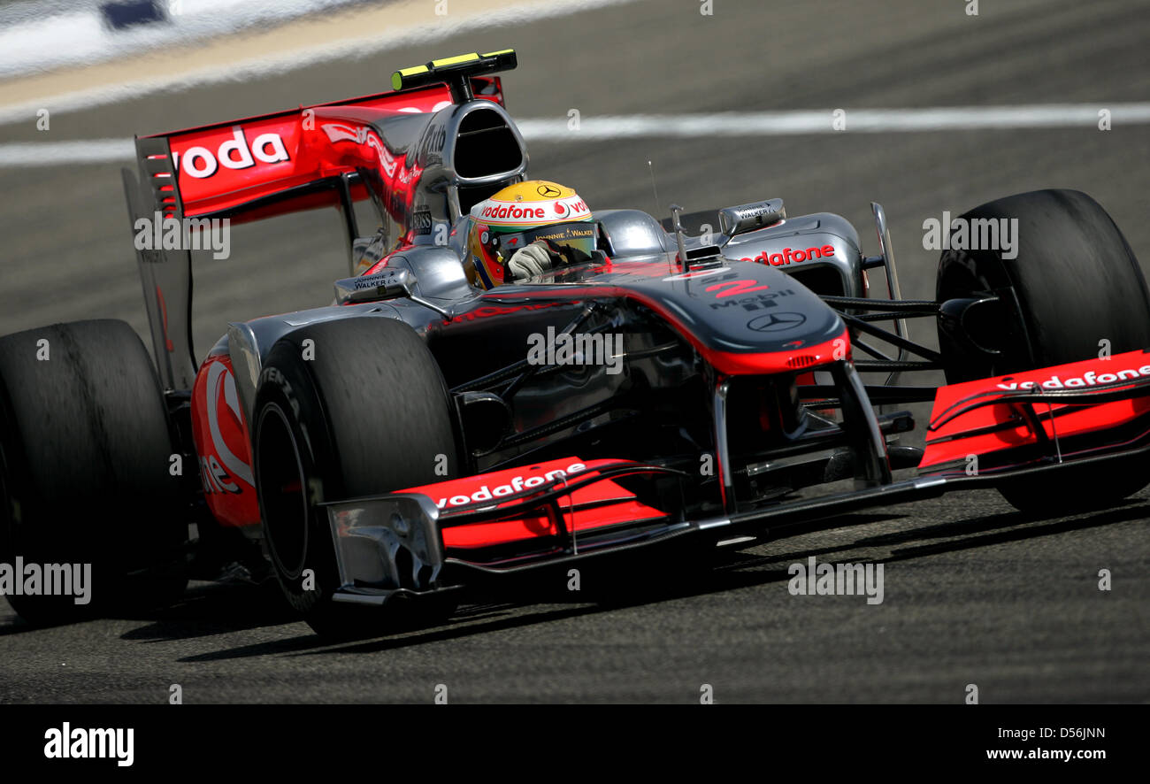 British Formula One driver Lewis Hamilton of McLaren Mercedes during ...