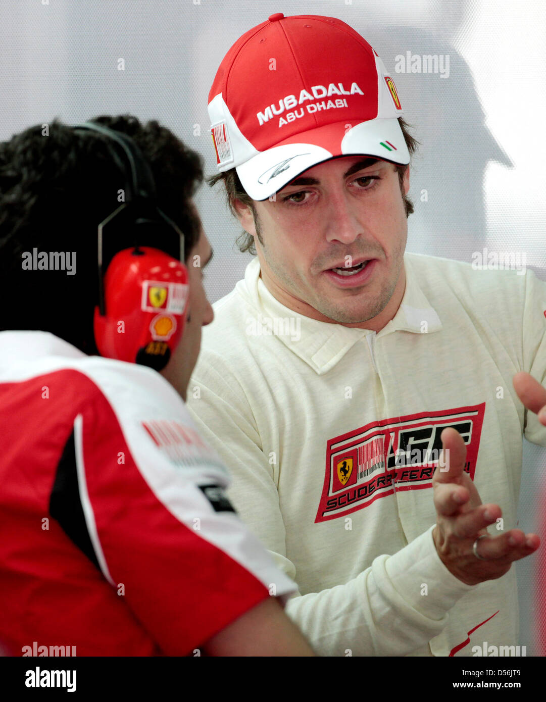 Spanish Formula One driver Fernando Alonso of Scuderia Ferrari during ...