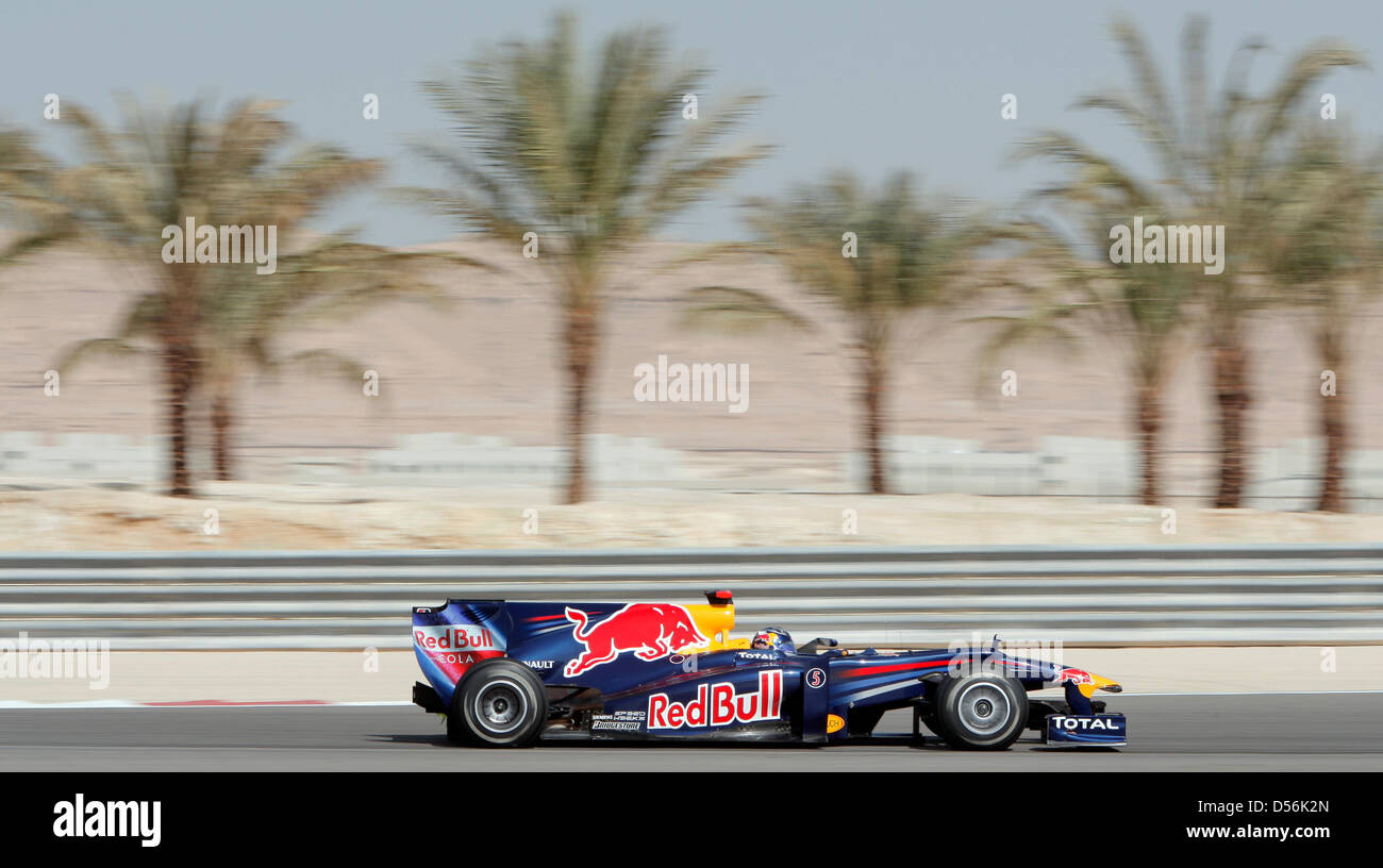 German Formula One driver Sebastian Vettel of Red Bull Racing during ...