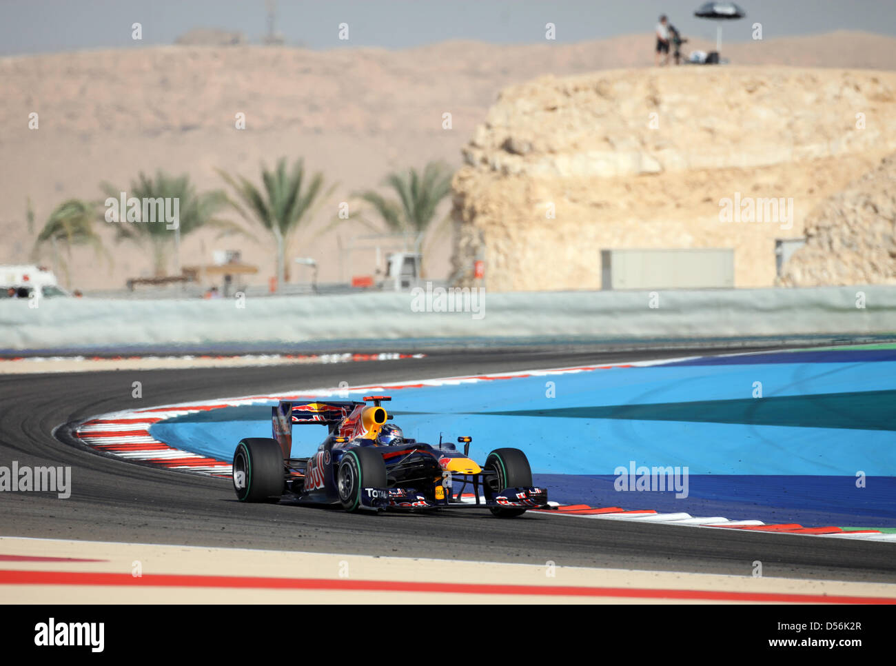 German Formula One driver Sebastian Vettel of Red Bull Racing during ...