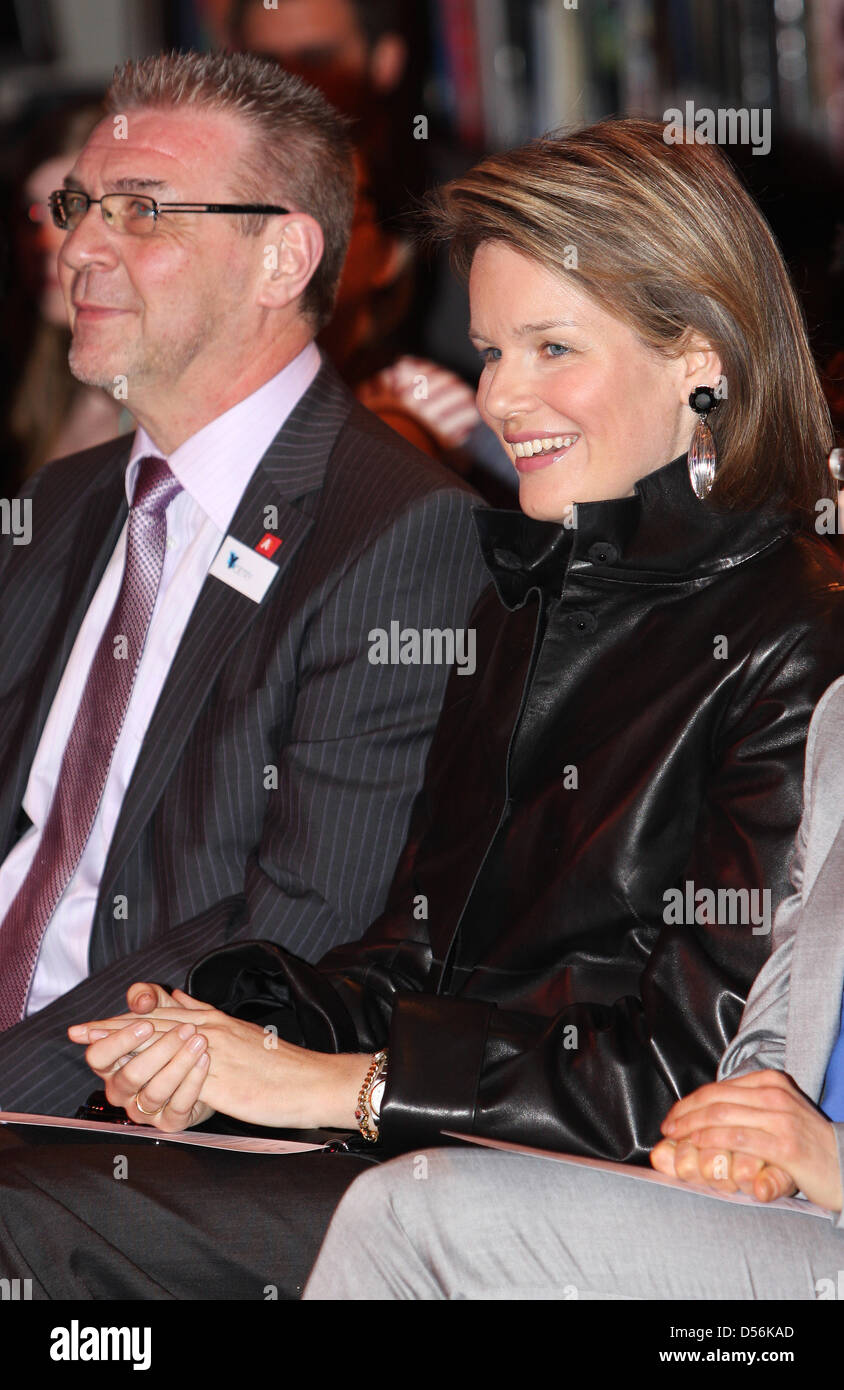 Crown Princess Mathilde of Belgium attends the international finals of ...