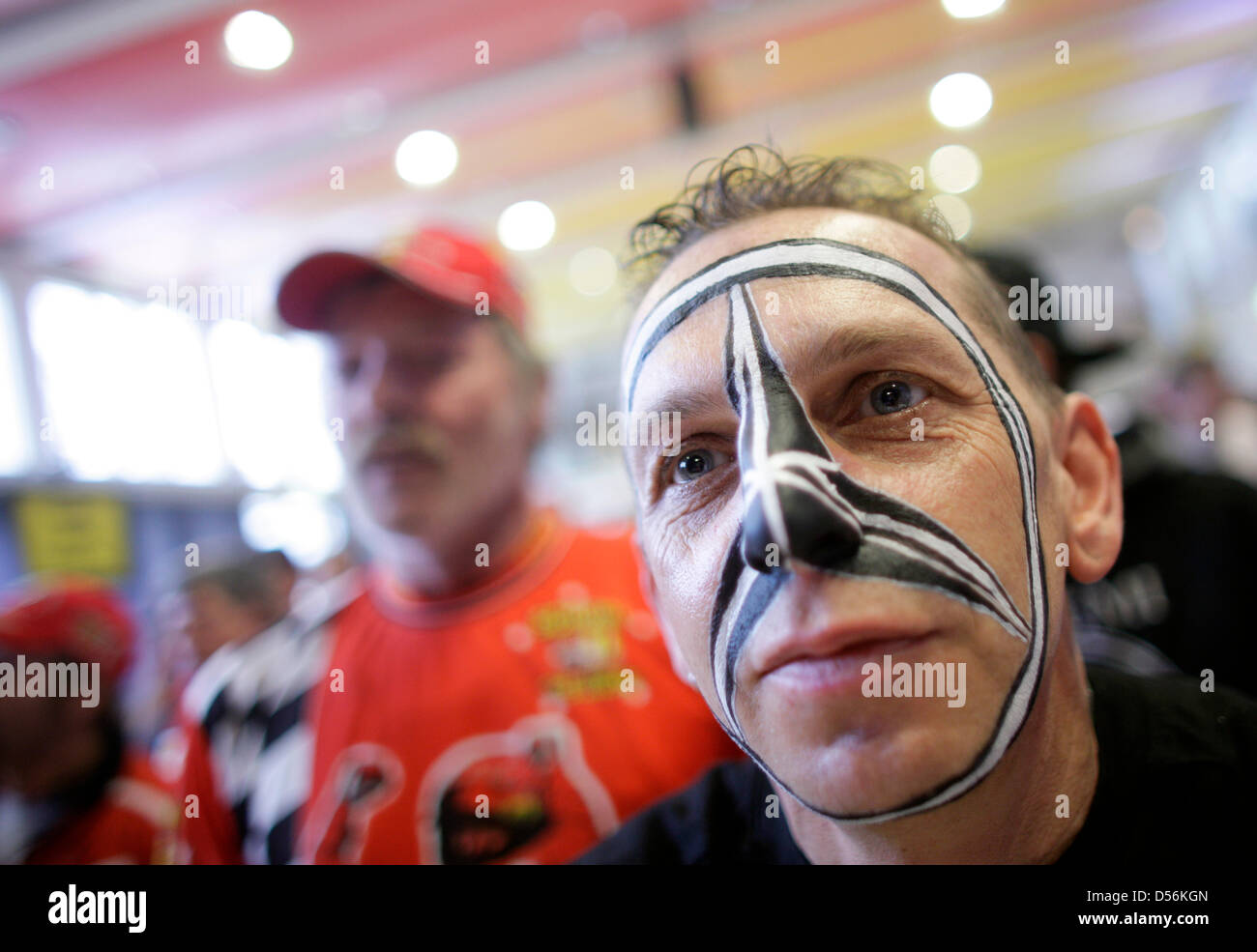 Formula One fans follow the Grand Prix of Bahrain screened at ...