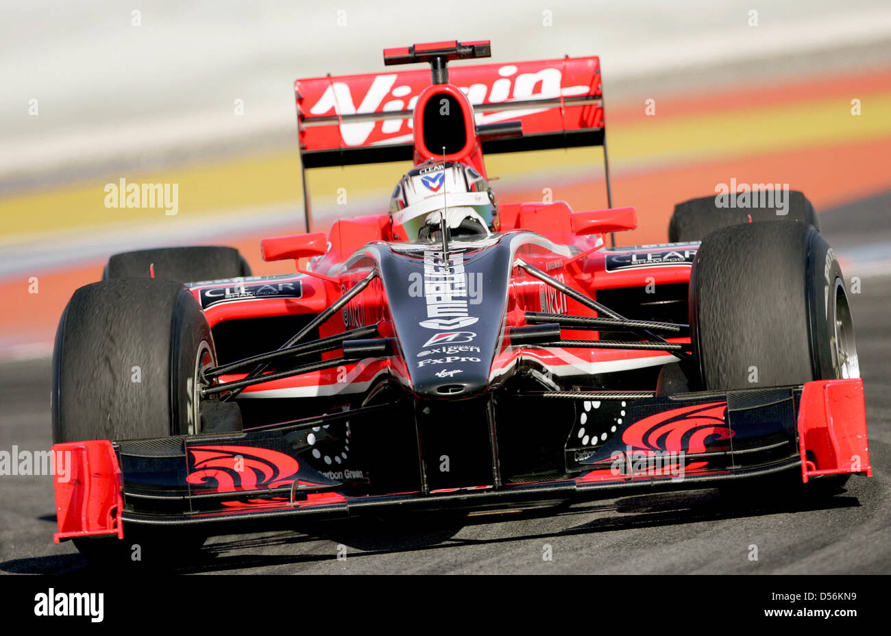 German Timo Glock von Virgin Racing races during the Formula One Grand ...
