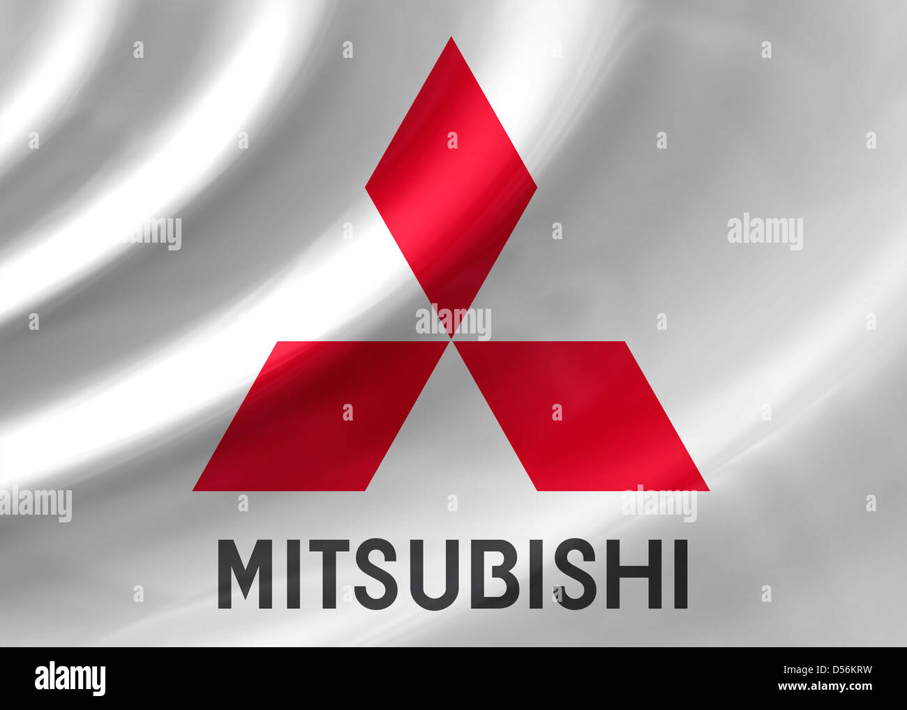 Mitsubishi logo symbol icon flag Stock Photo - Alamy