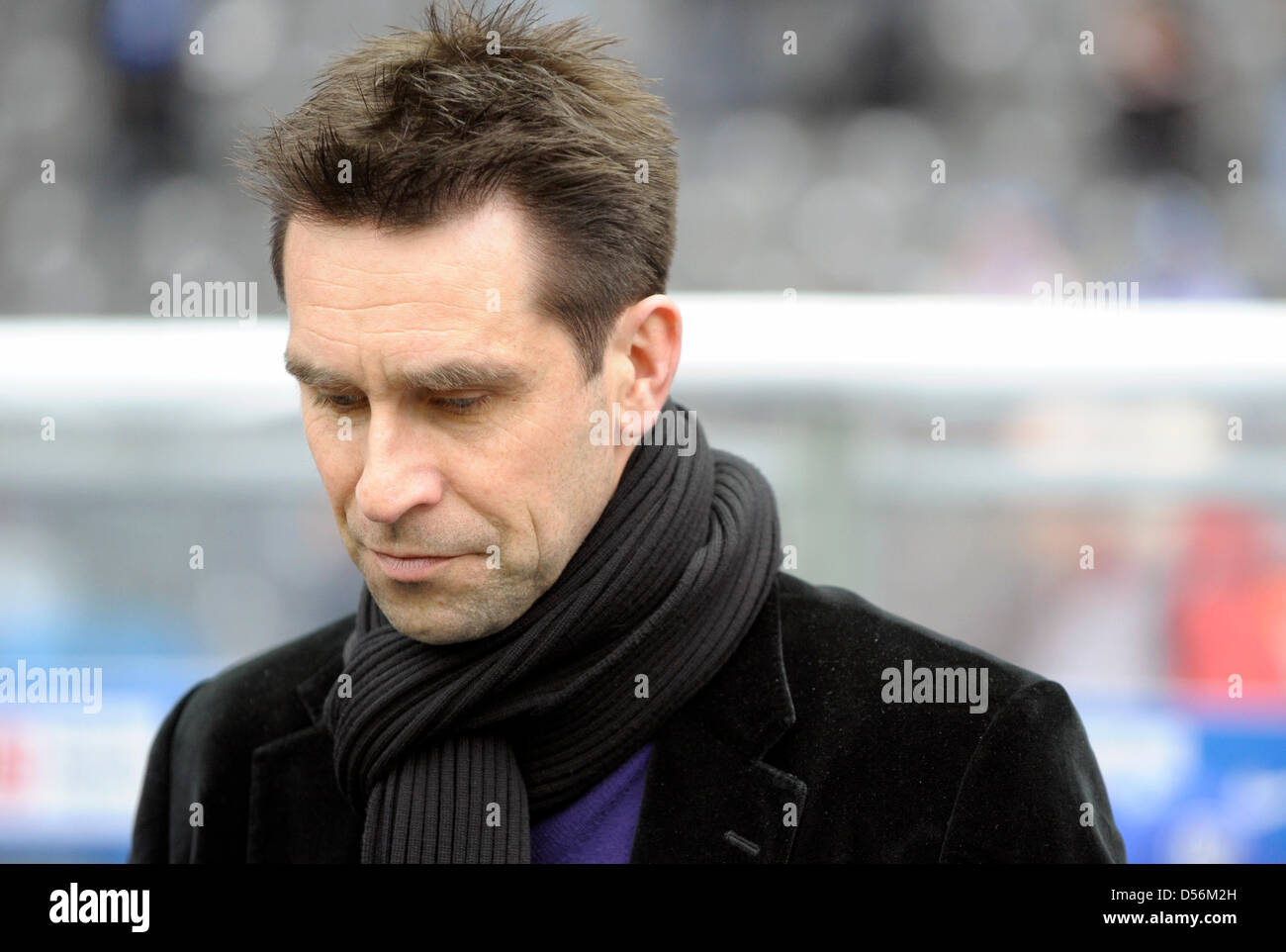 Berlin's general manager Michael Preetz pictured prior to the German ...