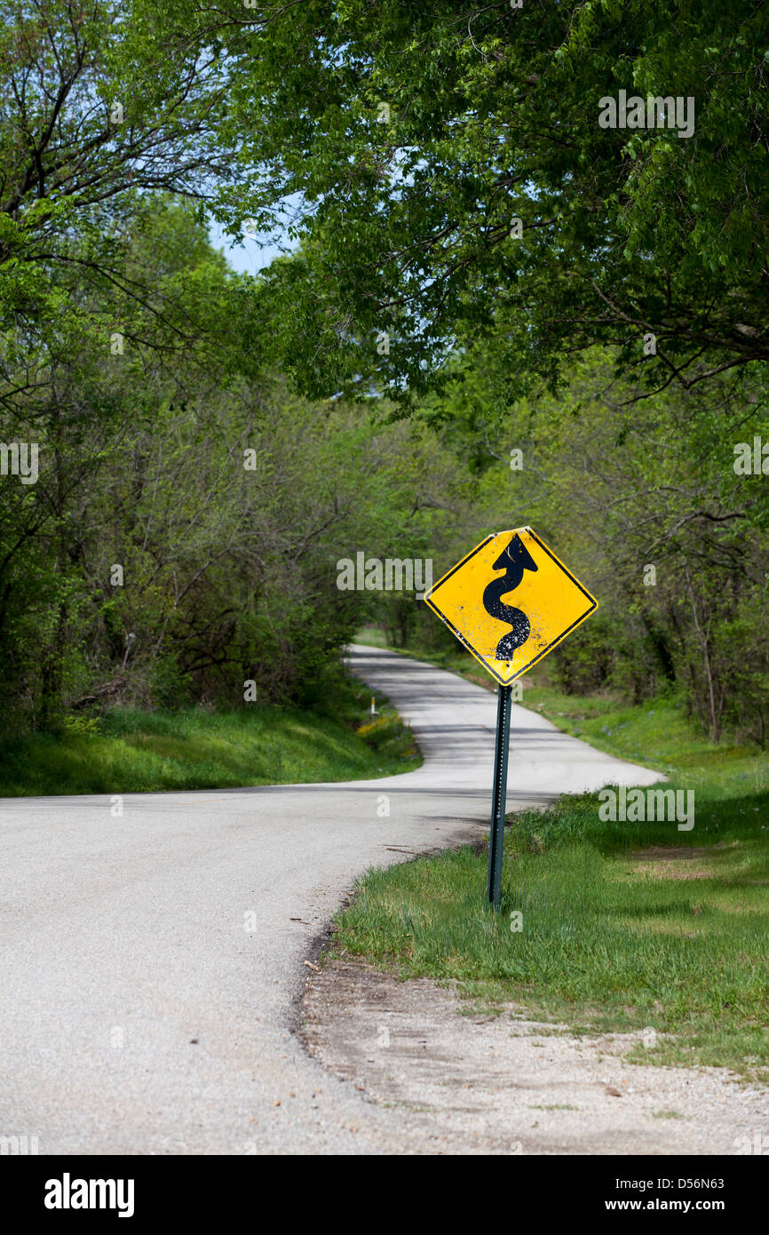 Direction Arrow on Road Sign, USA Stock Photo - Alamy