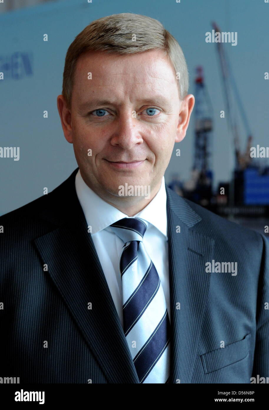 The CEO of RWE Dea AG, Thomas Rappuhn, pictured at the balance press ...