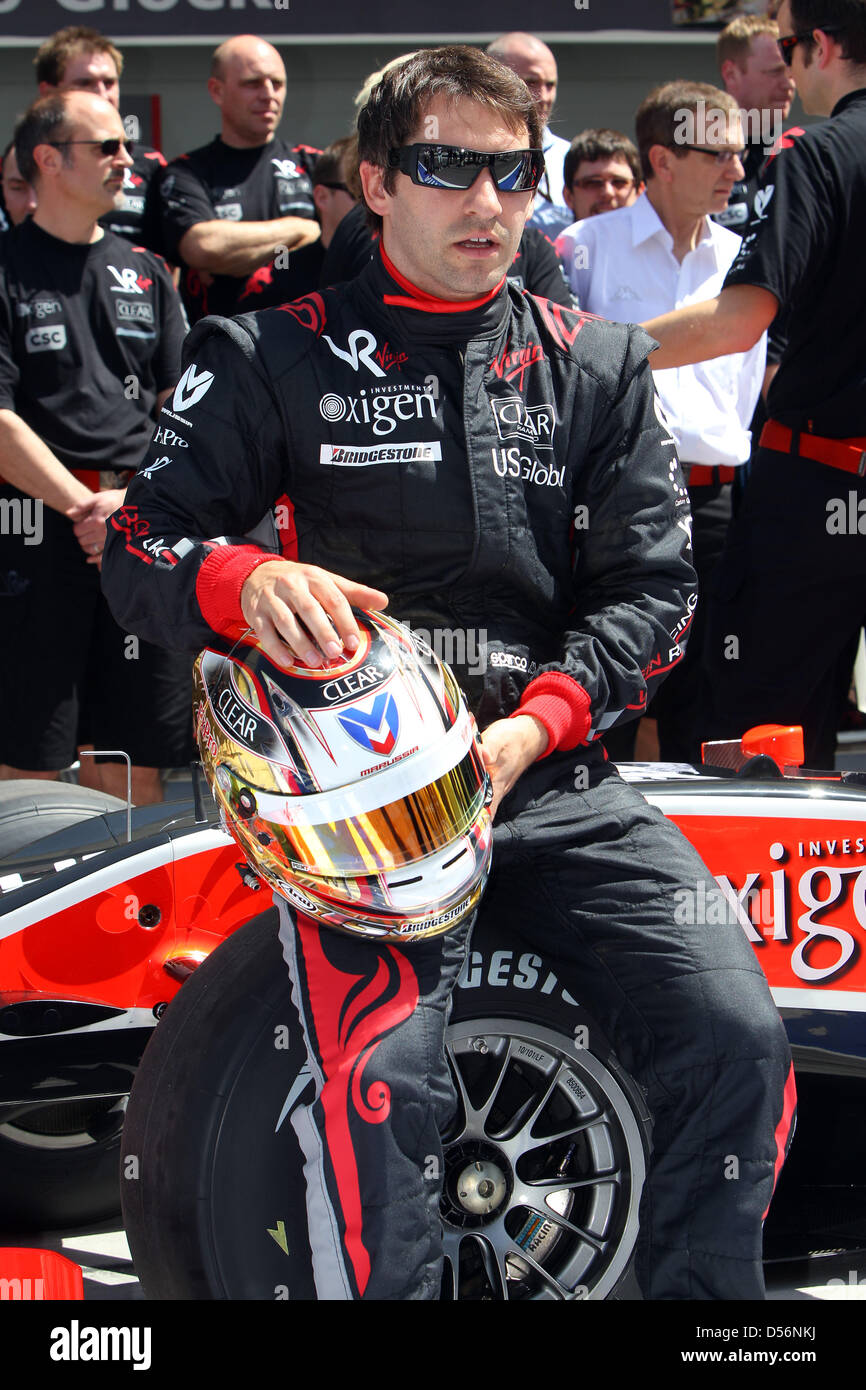 German Formula One driver Timo Glock of Virgin Racing pictured at the ...