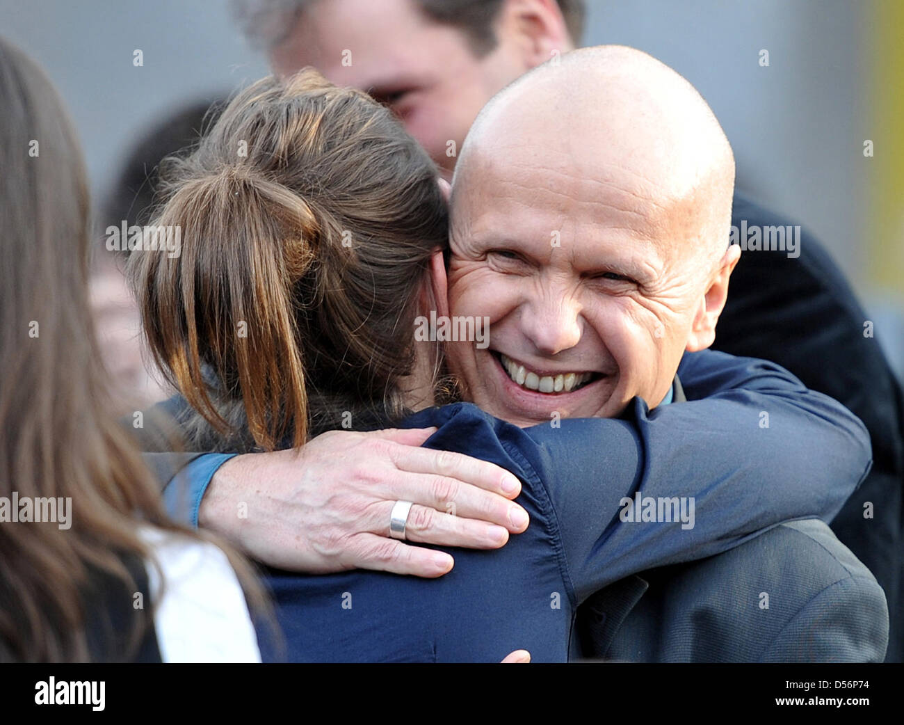 German author Georg Klein pictured at the Leipzig Book Fair in Leipzig ...